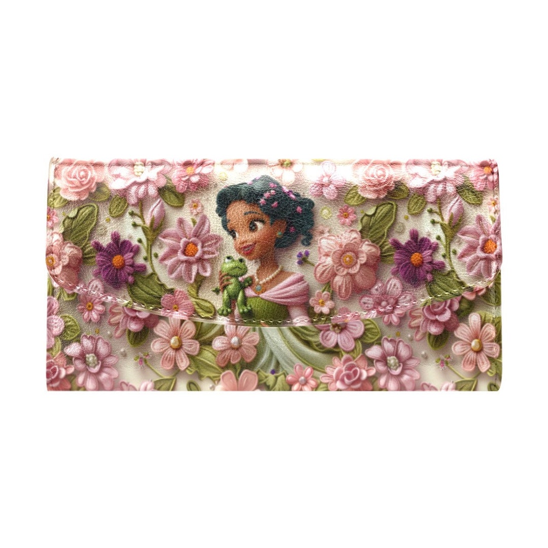 3D Tiana Flap Wallet | Princess and the Frog Wallet | Tiana Purse ...