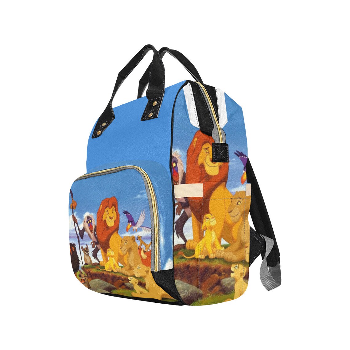 Lion King Diaper Bag Backpack Simba Backpack Lion King Bag | Etsy