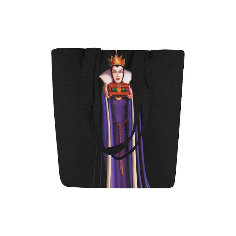 Evil Queen Tote Bag Snow White Evil Queen Tote Villains | Etsy