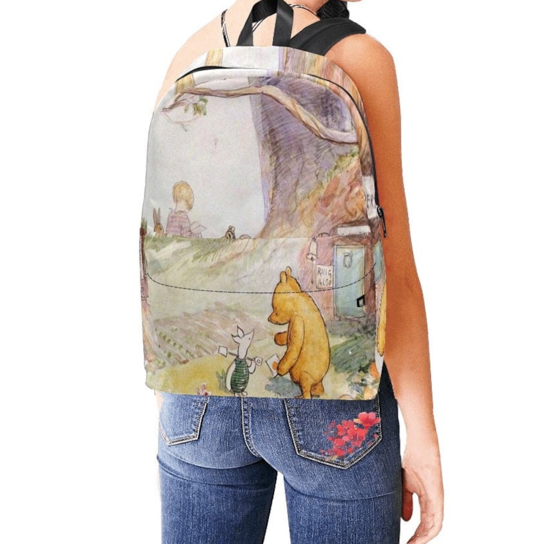 Classic Pooh Bear Backpack | Pooh Bear Book Bag | Winnie the Pooh ...