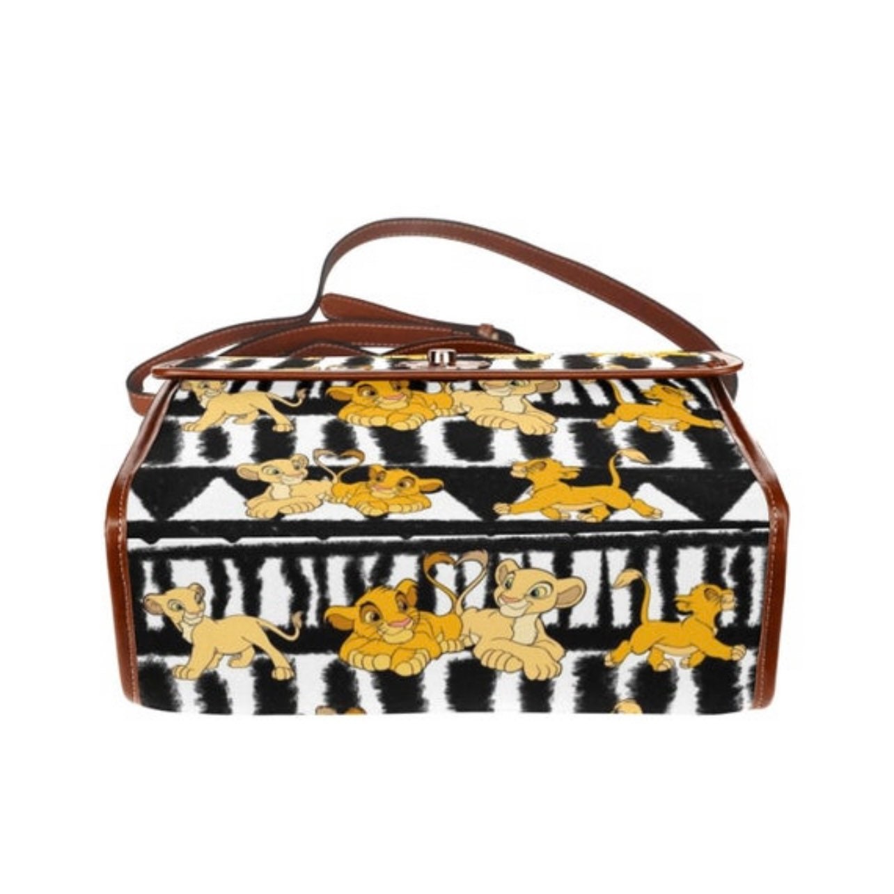 Simba and Nala Canvas Crossbody Purse Lion King Purse Lion | Etsy