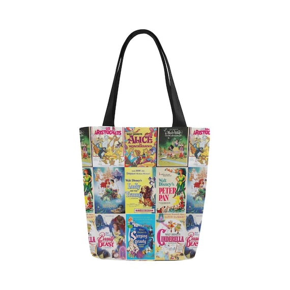 Disney Movie Posters Canvas Tote Disney Movie Posters Tote | Etsy