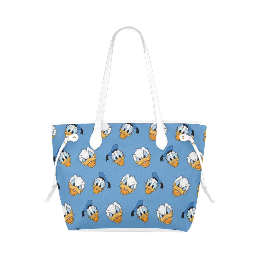 Donald Duck Canvas Purse Donald Duck Purse Donald Duck Bag Disney Tote ...