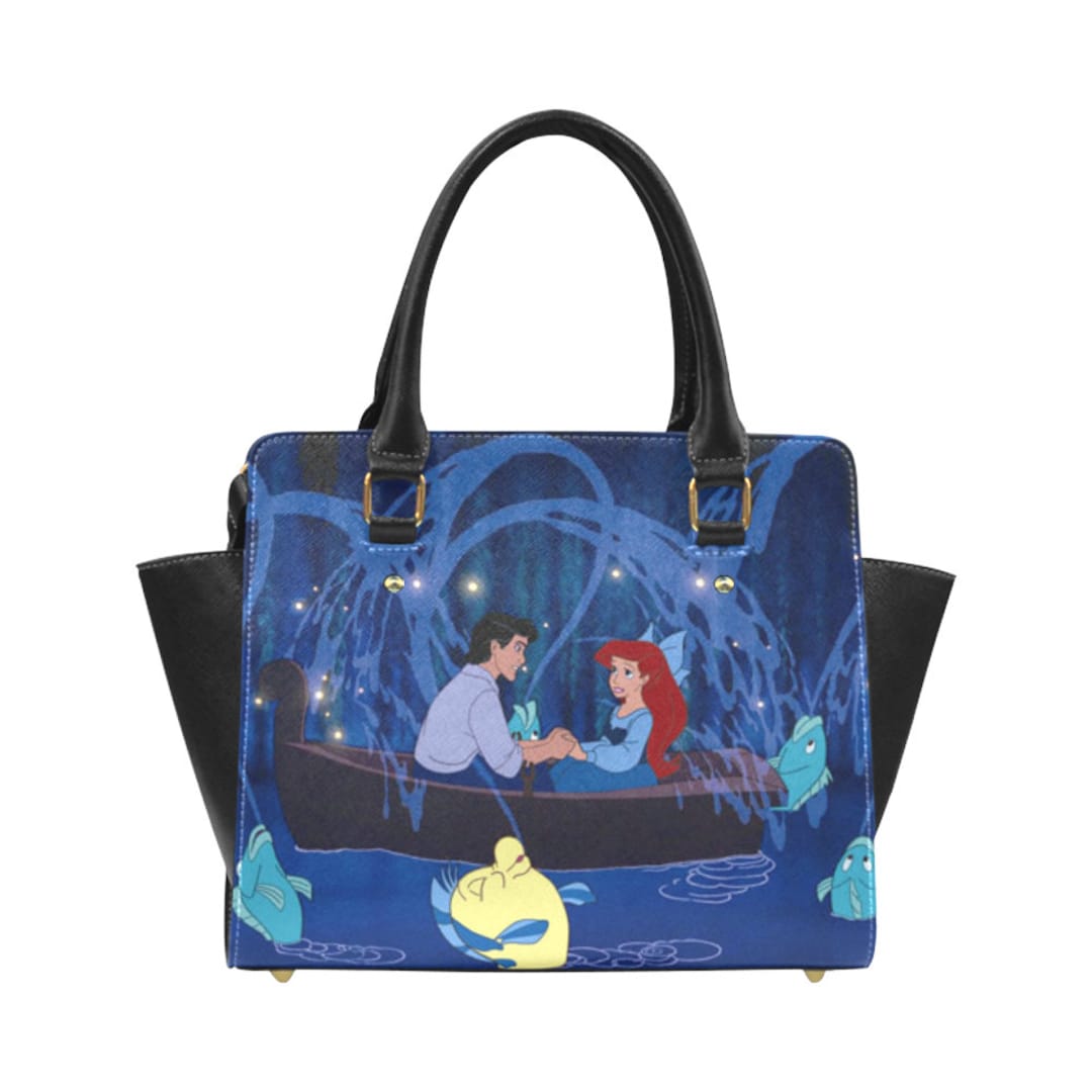 Little Mermaid Handbag Purse | Little Mermaid Tote Bag | Disney Purse ...