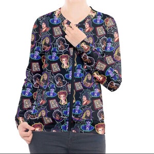 Hocus Pocus Jacket Hocus Pocus Zip-up Jacket Disney Halloween Jacket ...