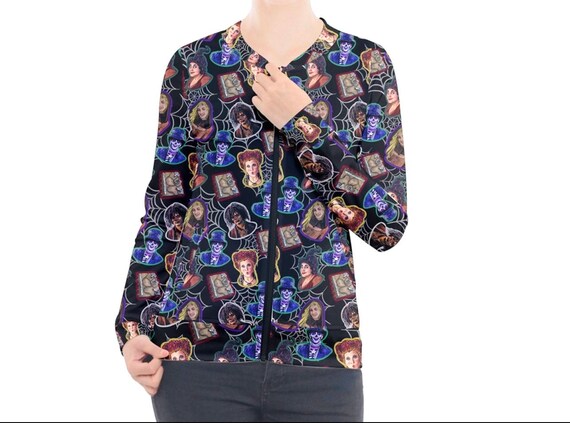 Hocus Pocus Jacket Hocus Pocus Zip-up Jacket Disney - Etsy