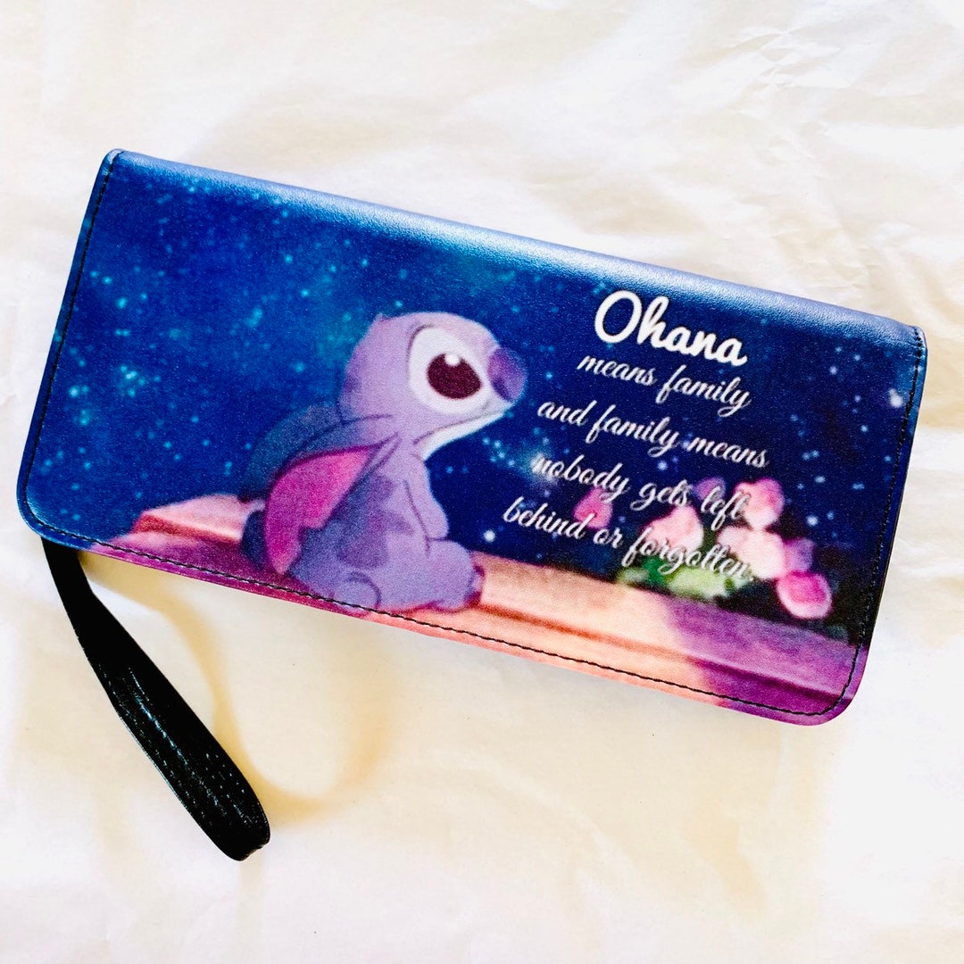 Stitch Wallet | Stitch Wristlet | Lilo and Stitch Wallet | Ohana Wallet ...
