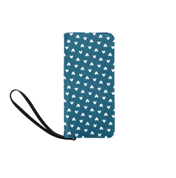 Mickey Mouse Blue Wallet Mickey Wallet Mickey Purse | Etsy