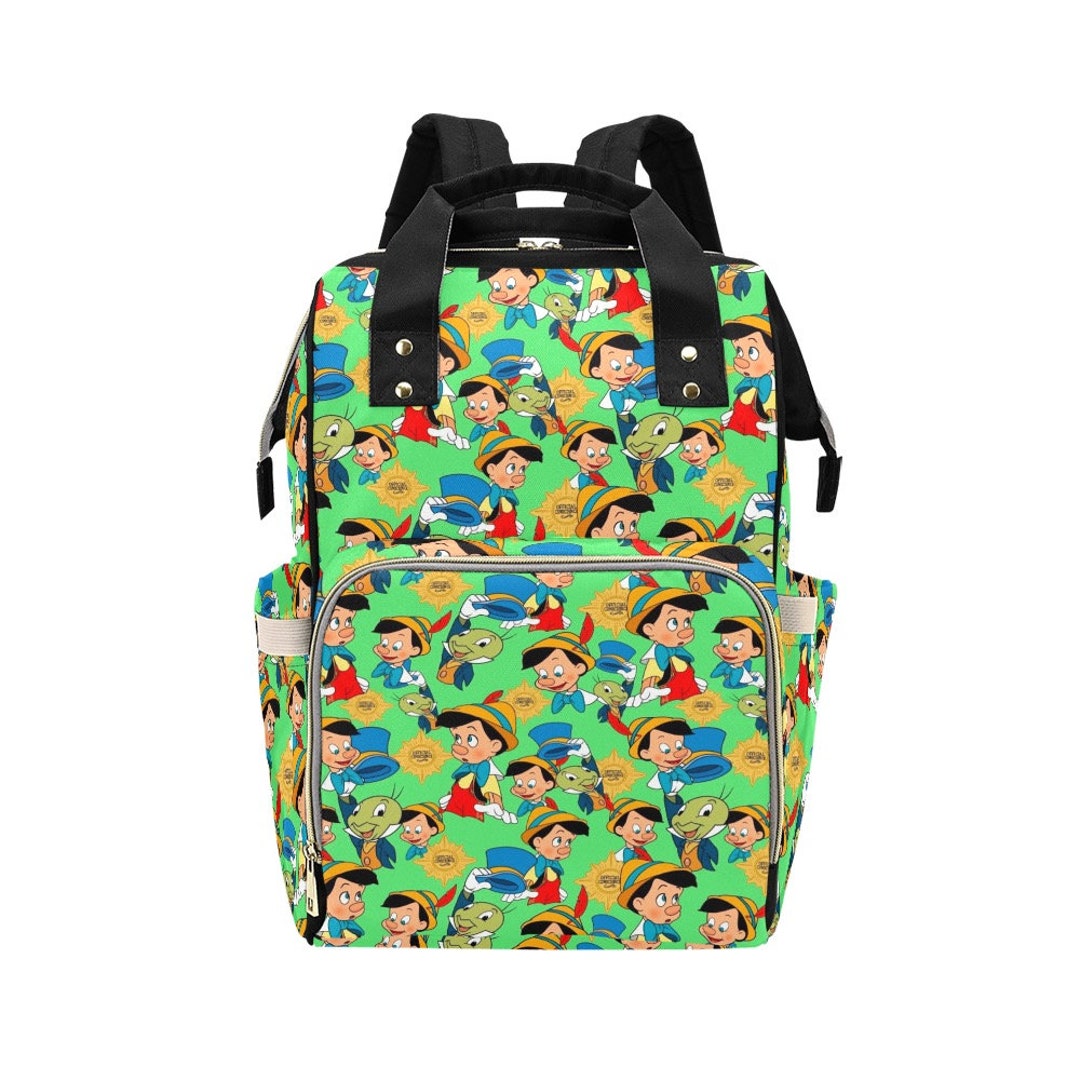 Pinocchio Diaper Bag Backpack | Pinocchio Backpack | Disney Diaper Bag ...