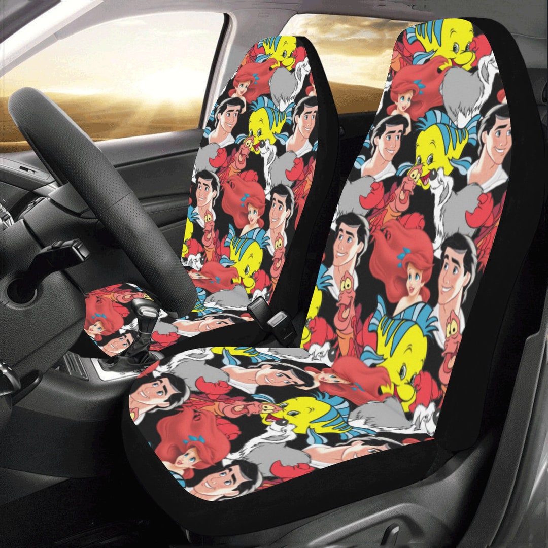 Little Mermaid Car Seat Covers | Ariel Car Seat Covers | Car Seat ...