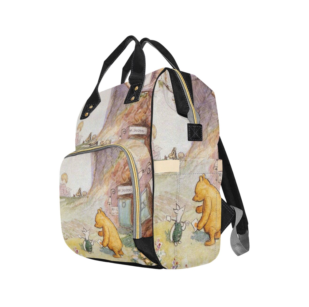 Classic Pooh Diaper Bag Backpack Pooh Bear Backpack Disney | Etsy