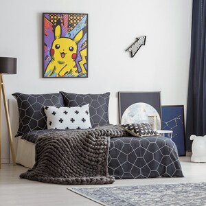 Pokémon Poster, Pikachu Printable Digital Print, Wall Art Gift for Kids ...