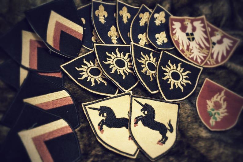 Witcher inspired bagde crest cosplay Larp Nilfgaard Temeria | Etsy