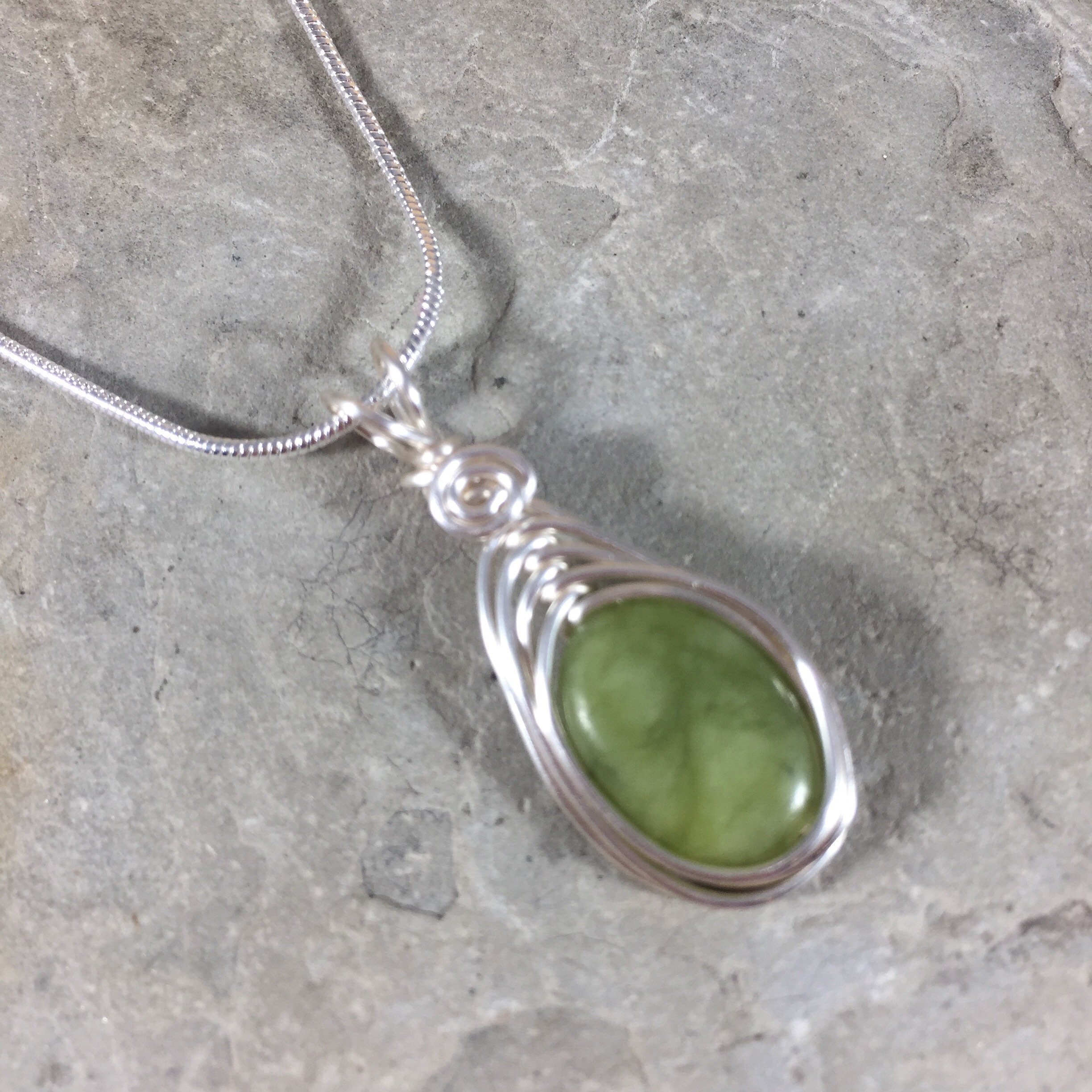 Irish Connemara Marble Necklace for Women Connemara Marble - Etsy