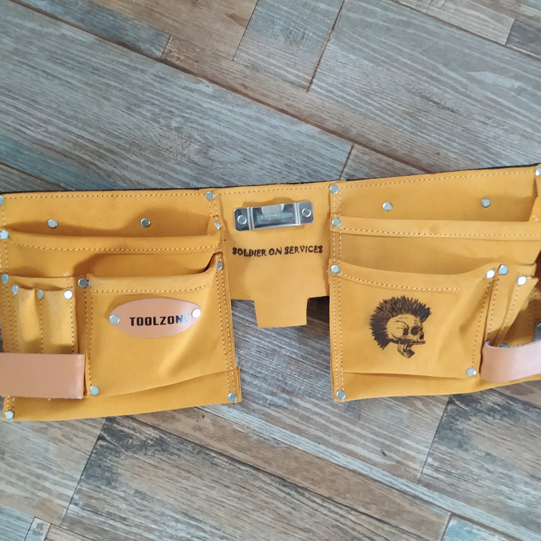 Personalised Leather Tool Belt - Etsy