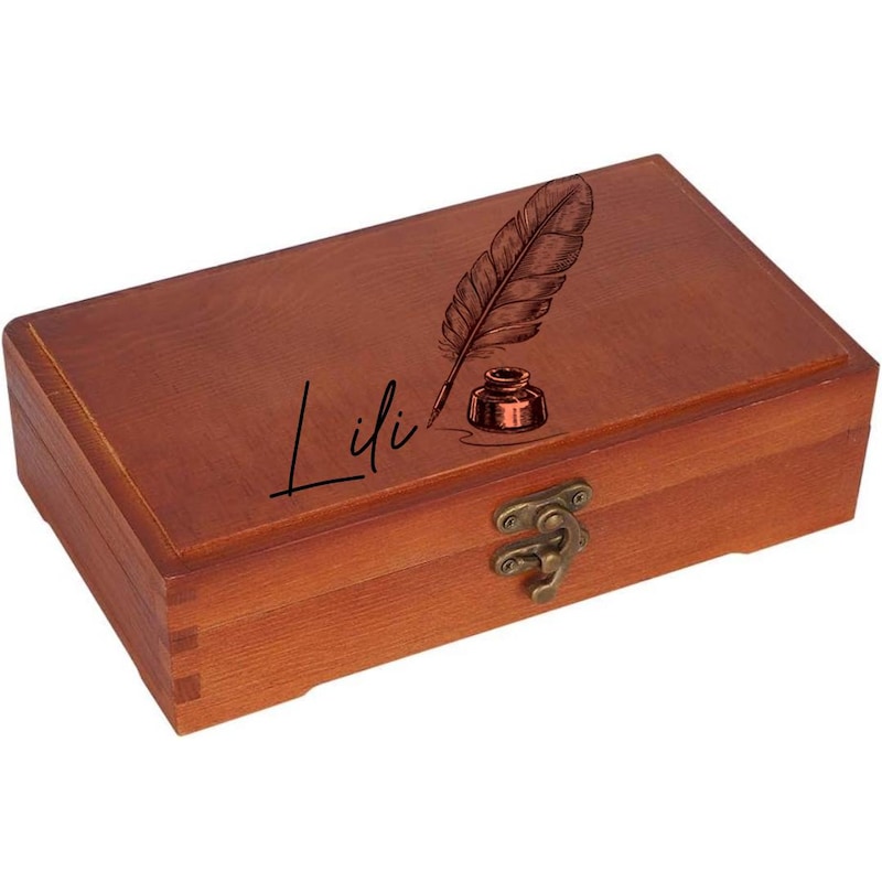 Writers Messenger Wood Box - Etsy