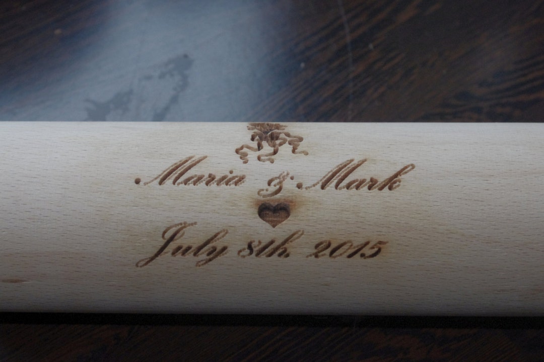 Personalized Rolling Pin, Laser Engraved Rolling Pin - Etsy