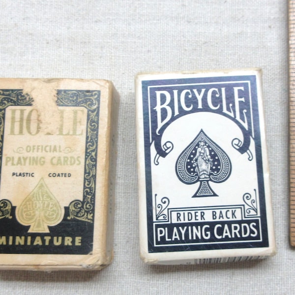 Miniature Playing Cards - Etsy