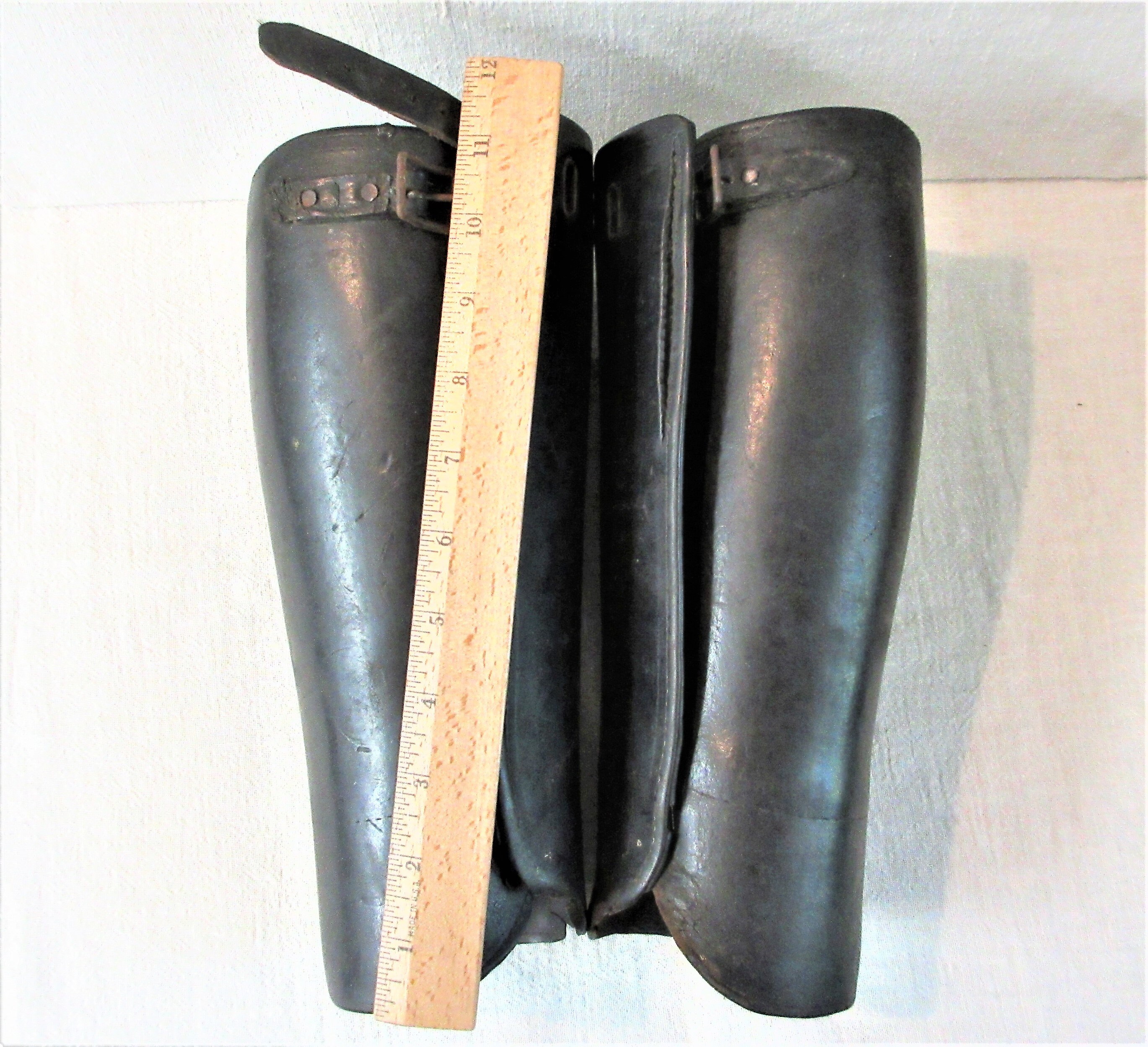 Vintage Leather Chaps Shin Guards Leggings. Leather Riding | Etsy