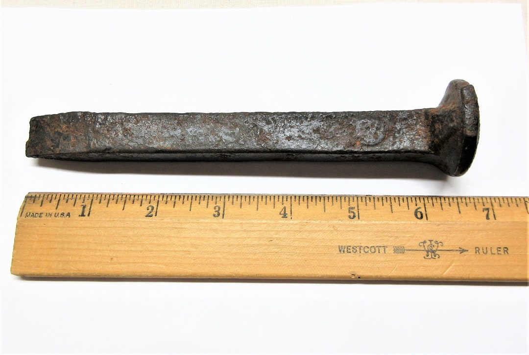 Old Railroad Spike: Rusty 6.5" Spike is Straight. - Etsy