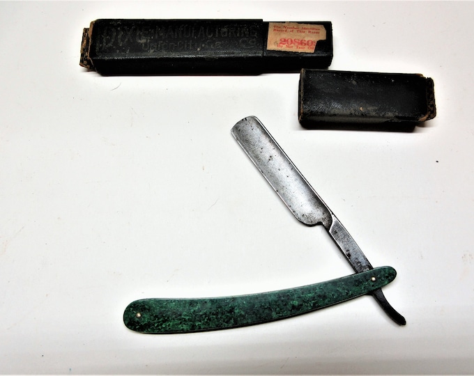 Dixie Straight Edge Razor and Box. Dixie Mfg Co Union City, GA. Master ...