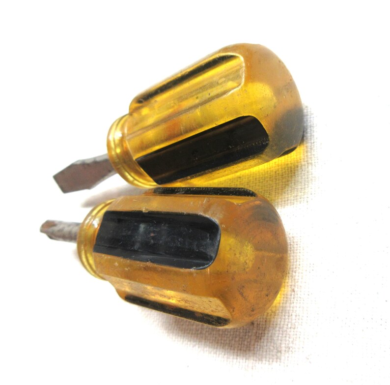 Short Screwdriver Set Marked Allied, USA: Flathead and Phillips. 3.5 ...