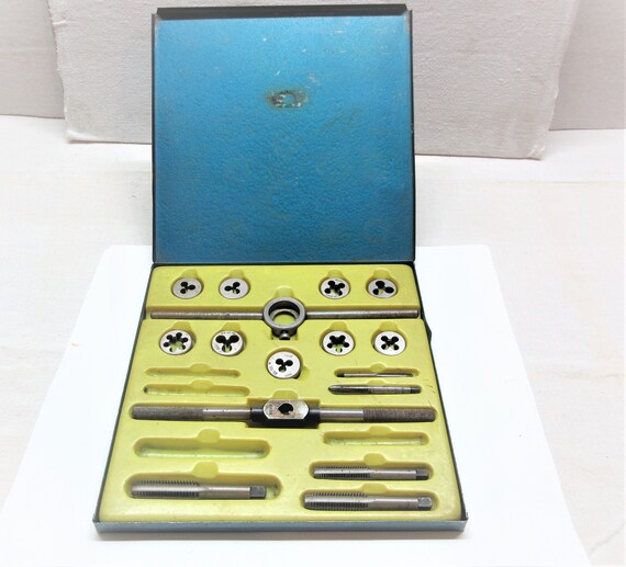 Vintage Threading Tap and Die Set in a Metal Carry Box. Pieces Marked Japan. Missing Some Pieces Etsy UK