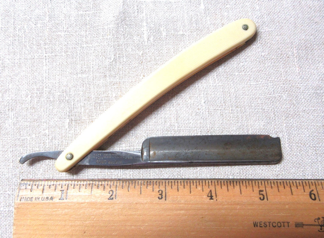 Vintage Straight Edge Razor Marked Wester Bros Anchor Brand Made in ...