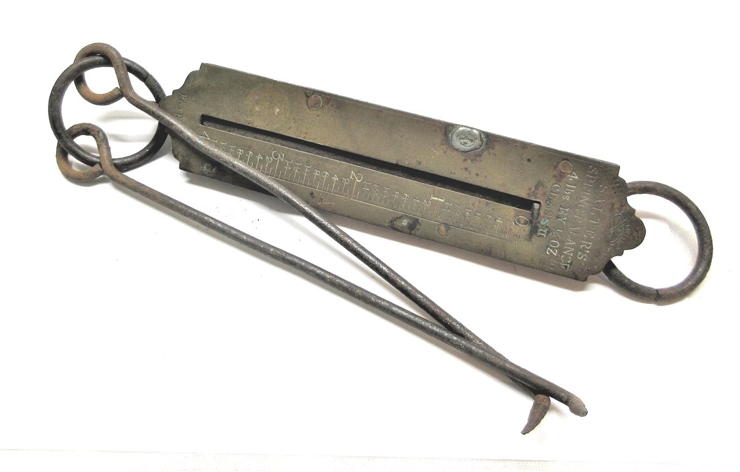 Salters Spring Balance Hanging Scale, Hooks. Class II With 4 Lb ...
