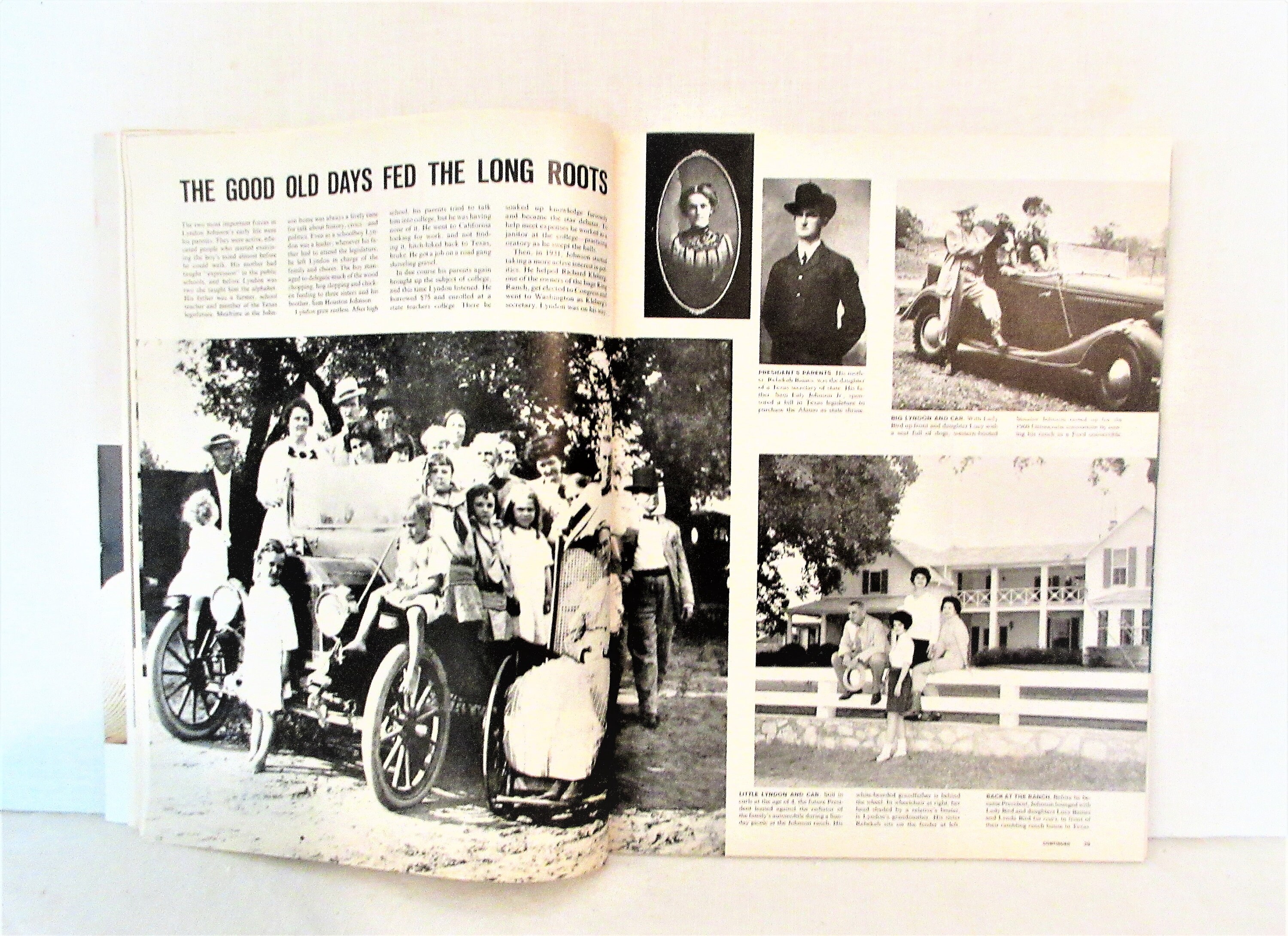 Memorabilia The cover story LBJ Complete 120 pages 1960s Issue of Life ...