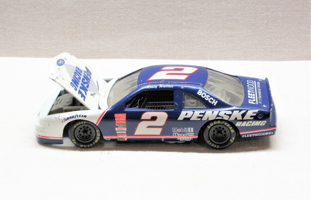 Rusty Wallace 2 Race Car Model, 1991 Ford Thunderbird Used Racing Car ...