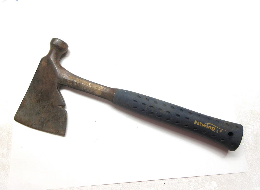 Vintage Estwing Roofing Hatchet Marked on the End, Nylon E3 2H, USA. 13 ...
