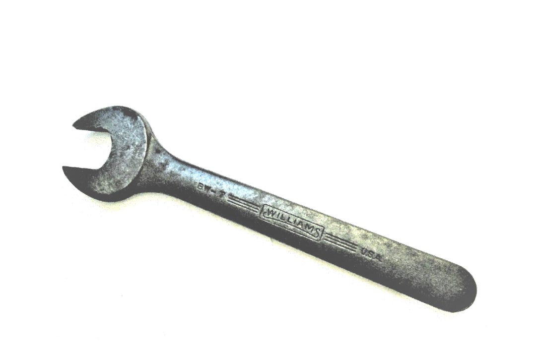 Antique Williams 1 1/16" Open End Wrench - Modified BW-7 USA - Etsy
