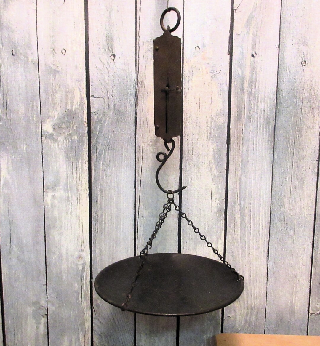 Chatillon's Improved Spring Balance Scale and Basket Has a 25 Lb, Limit ...