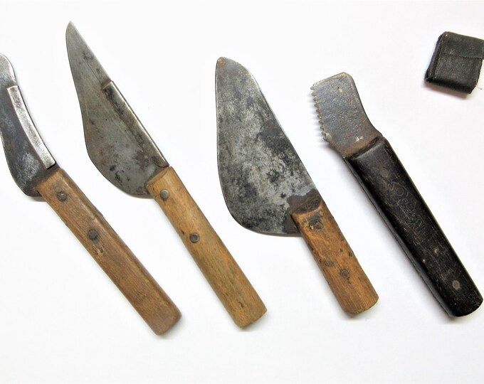 Antique Leather Working Hide Scraper, Tanning Tools or Maybe Fish ...