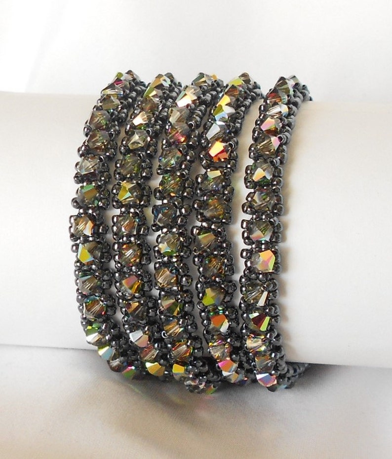 Shimmer, Glimmer, Sparkle and Shine Bracelet, Beaded Bracelet, Evening ...