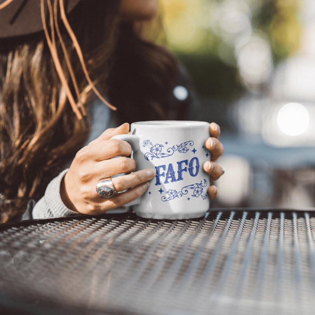 FAFO Vintage Style Design Mug Perfect for You Morning Coffee or Tea - Etsy