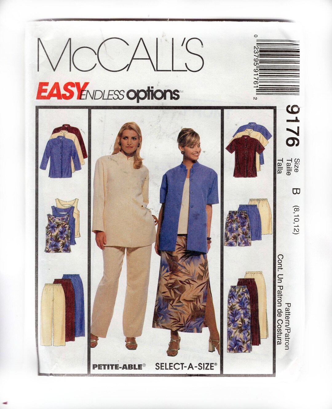 Vintage 1990s Sewing Pattern for Women Tunic, Sleeveless Top, Pull-on ...