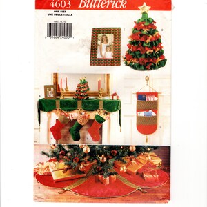 Sewing Pattern for Holiday Decorations Fabric Tree Mantel - Etsy