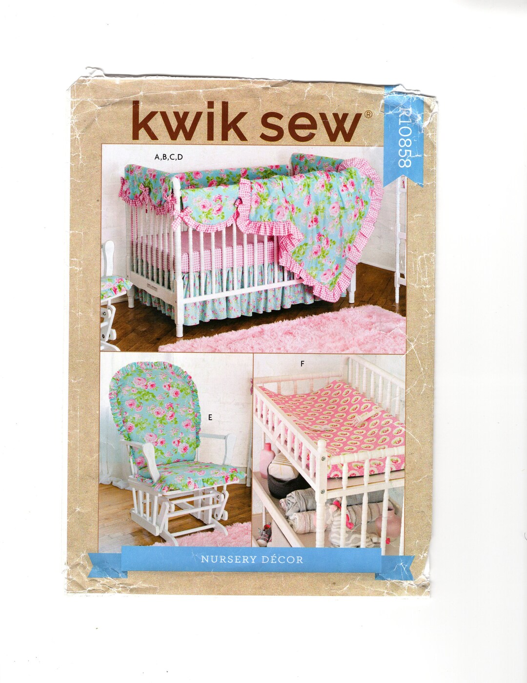 Sewing Pattern for Nursery Accessories, Baby Room Essentials Kwik Sew ...