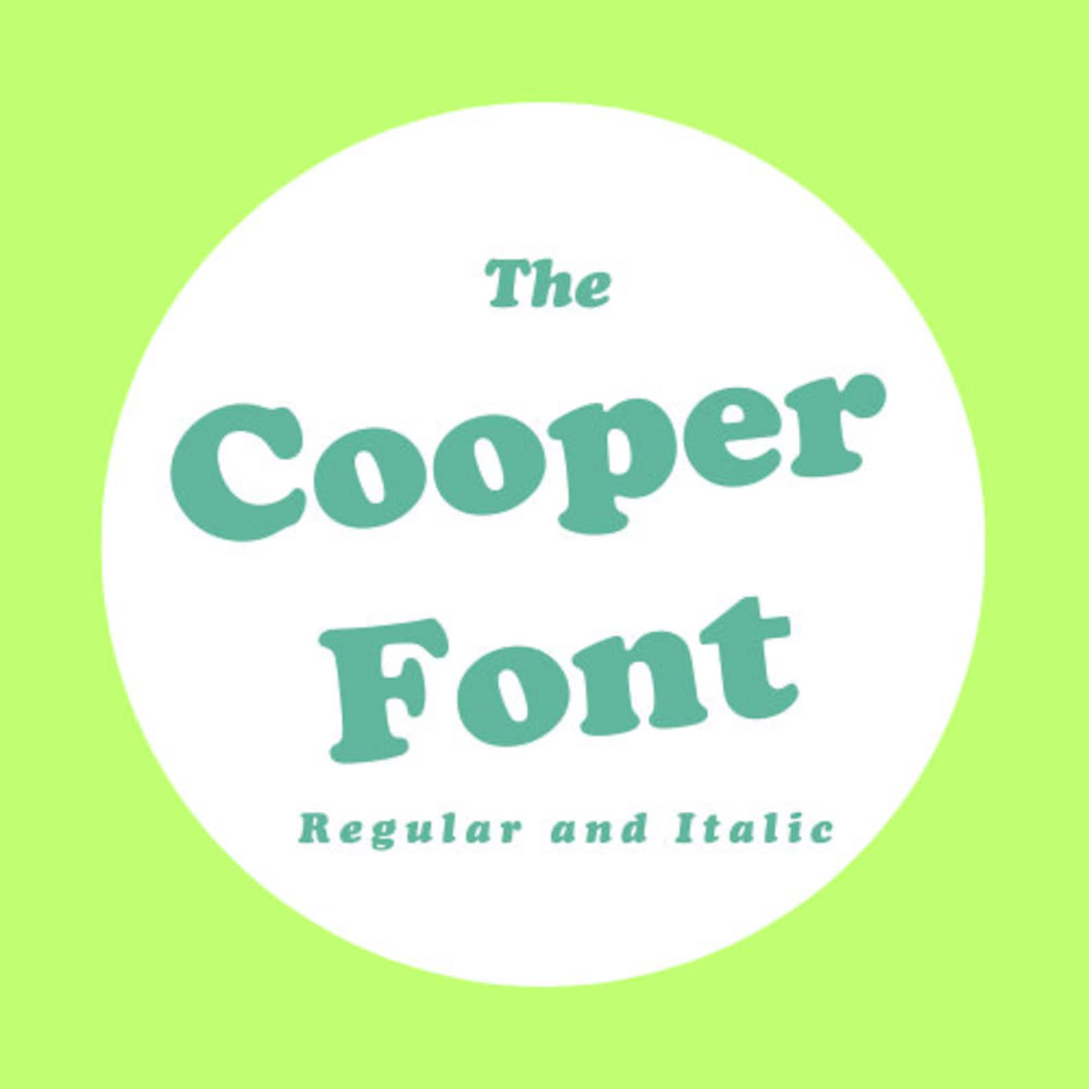 Cooper Black Font Bold and Italic Style 70s Alphabet Letters Vector Art ...