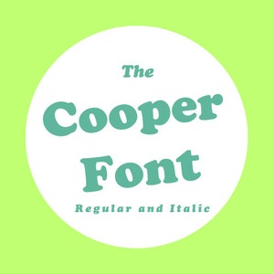 Cooper Black Font Bold and Italic Style 70s Alphabet Letters Vector Art ...