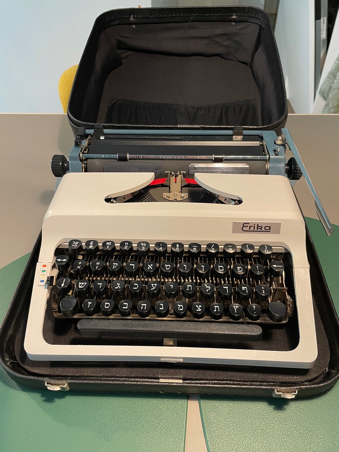 Erika 100 Hebrew Typewriter Very Rare - Etsy