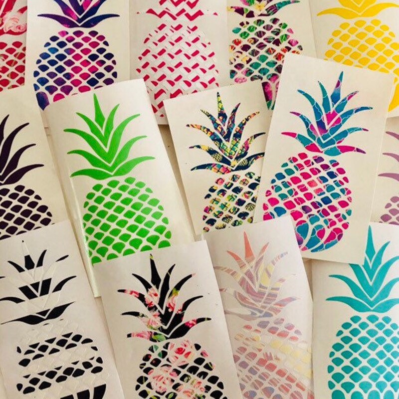 Pineapple Sticker - Etsy