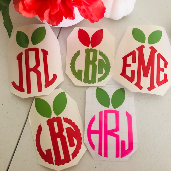 Shape Monogram - Etsy