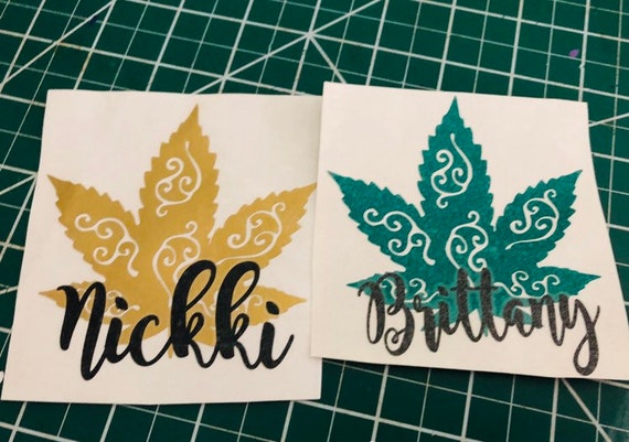 Marijuana Leaf Decal Pot Leaf Sticker 420 Weed Decal - Etsy