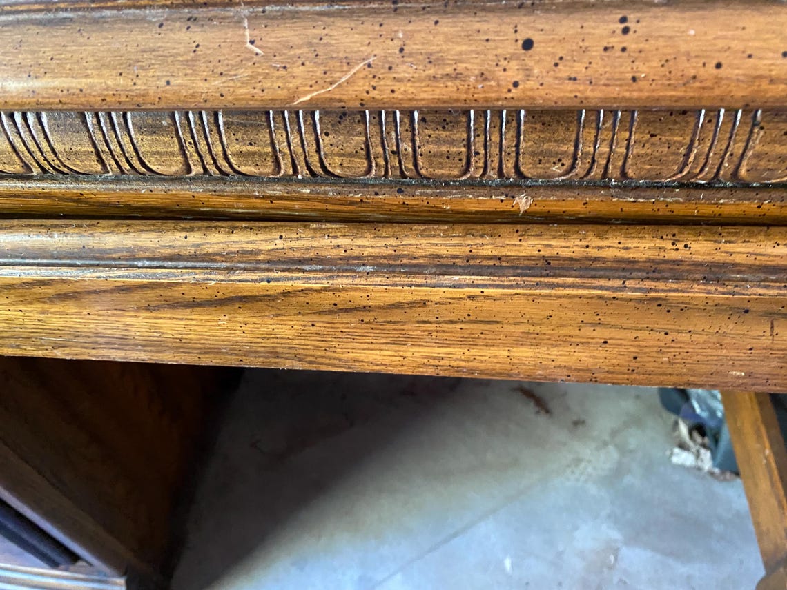 Vintage Desk, 1950s American Drew Solid Wood , 4 Drawer Desk - Etsy