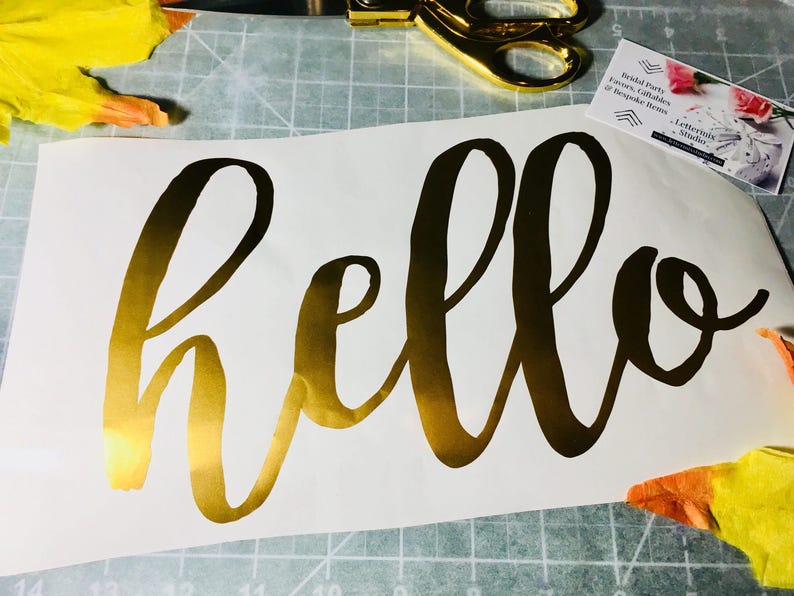 Card Box Decal: Personalized Wedding Letters (gold, Silver, Custom ...