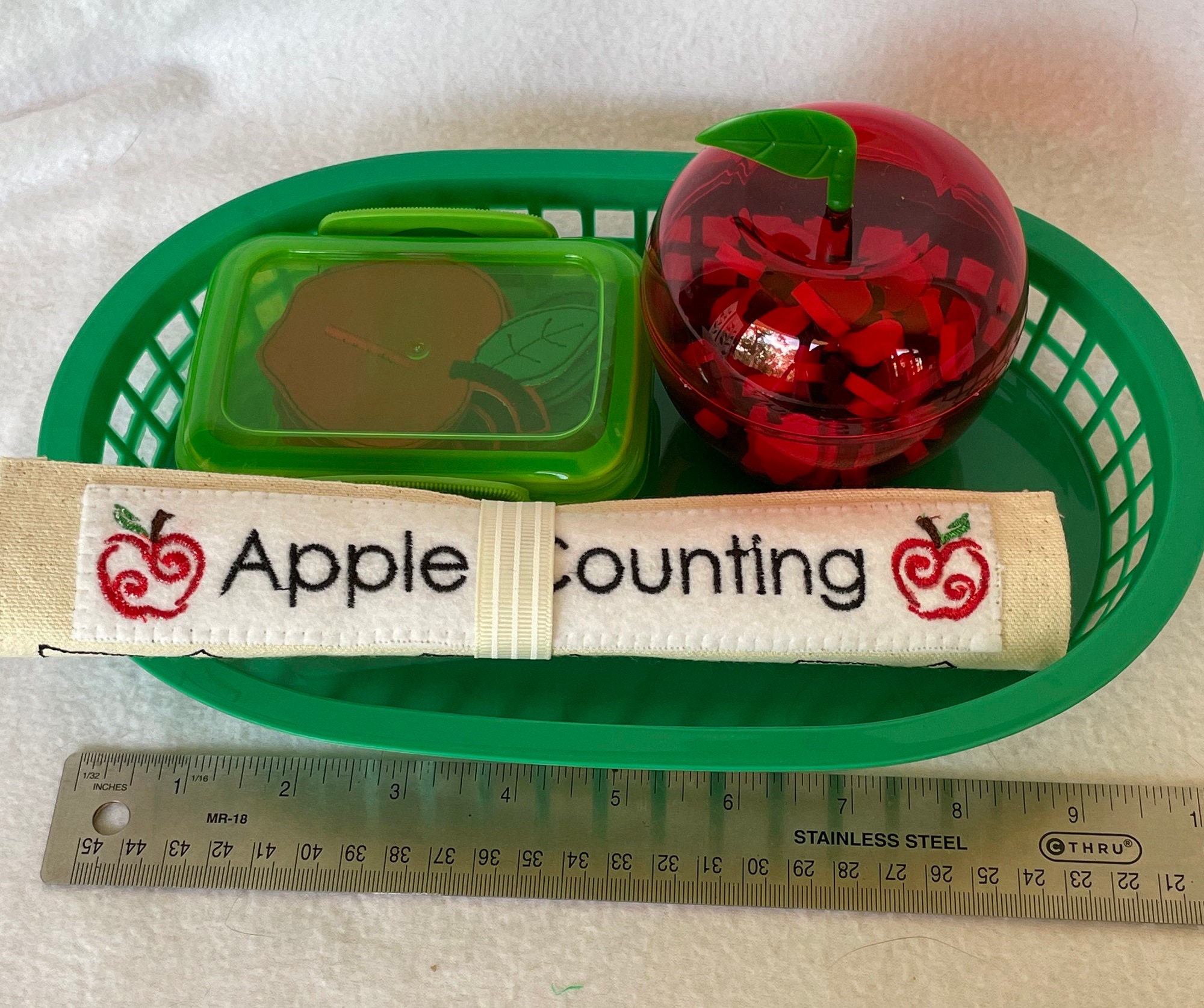 Apple Counting Work Math All Materials Included - Etsy