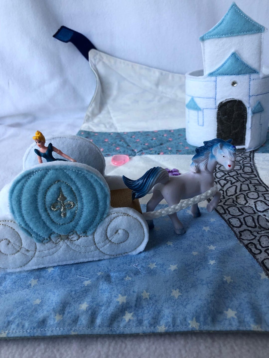 Cinderella Play Mat Play Set Play Scape Play Mat Castle, Pumpkin Coach ...